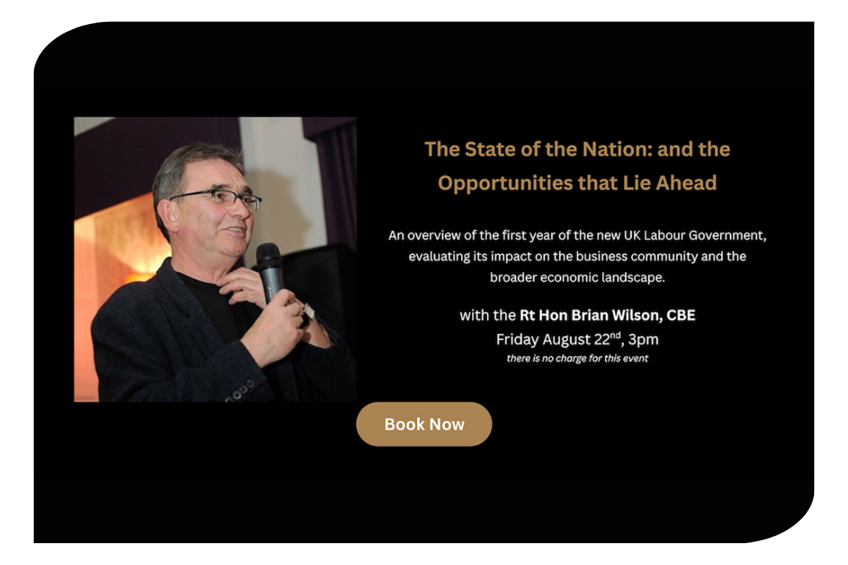 The Western Club - In conversation with the Rt Hon Brian Wilson, CBE ...